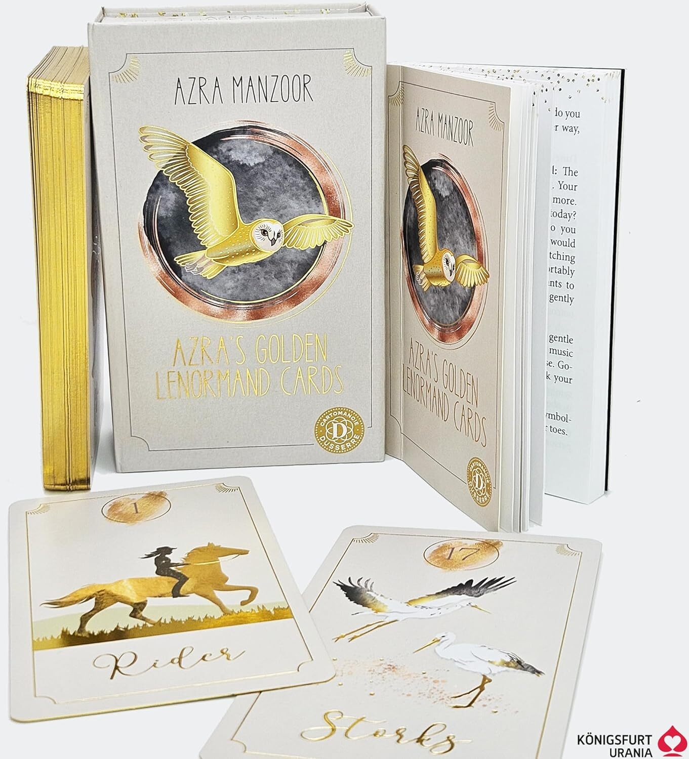 Azra's Golden Lenormand Cards | Magic Box